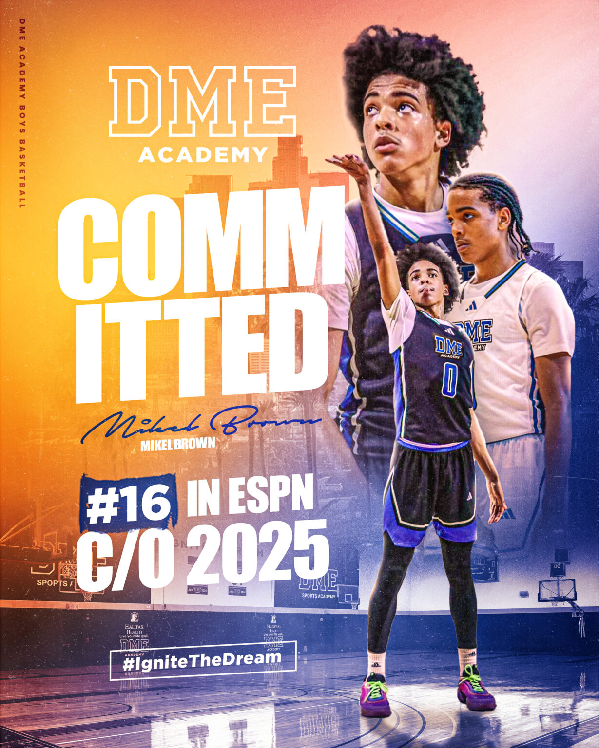 DME Academy Welcomes Basketball Phenom Mikel Brown - DME Sports