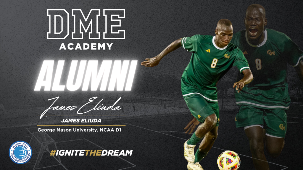 DME Soccer Alum James Eliuda Excelling at George Mason - DME Sports