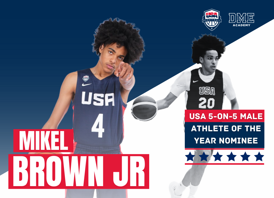 Mikel Brown Jr. Earns Nomination for 2024 5-on-5 Male Athlete of the Year - DME Sports